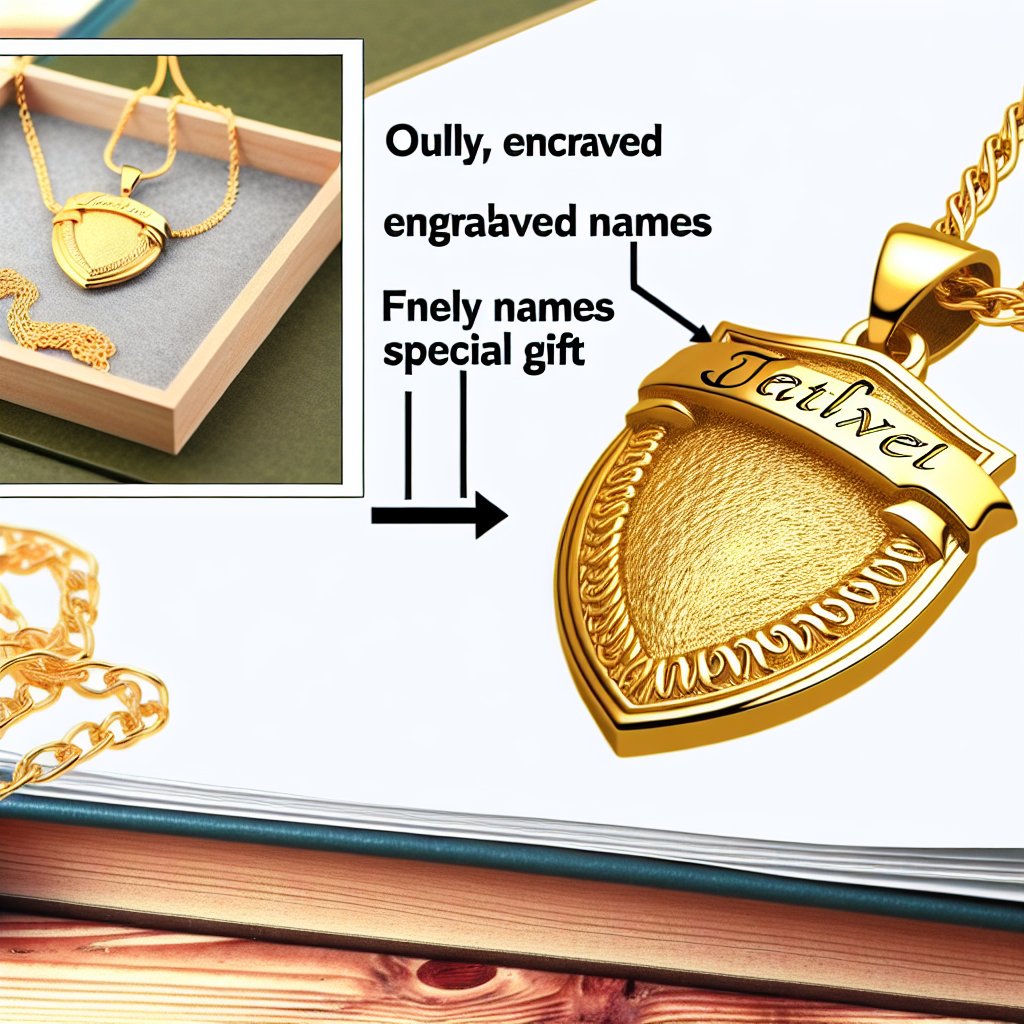 Cadena con nombre personalizado – GOLD SHIELD
